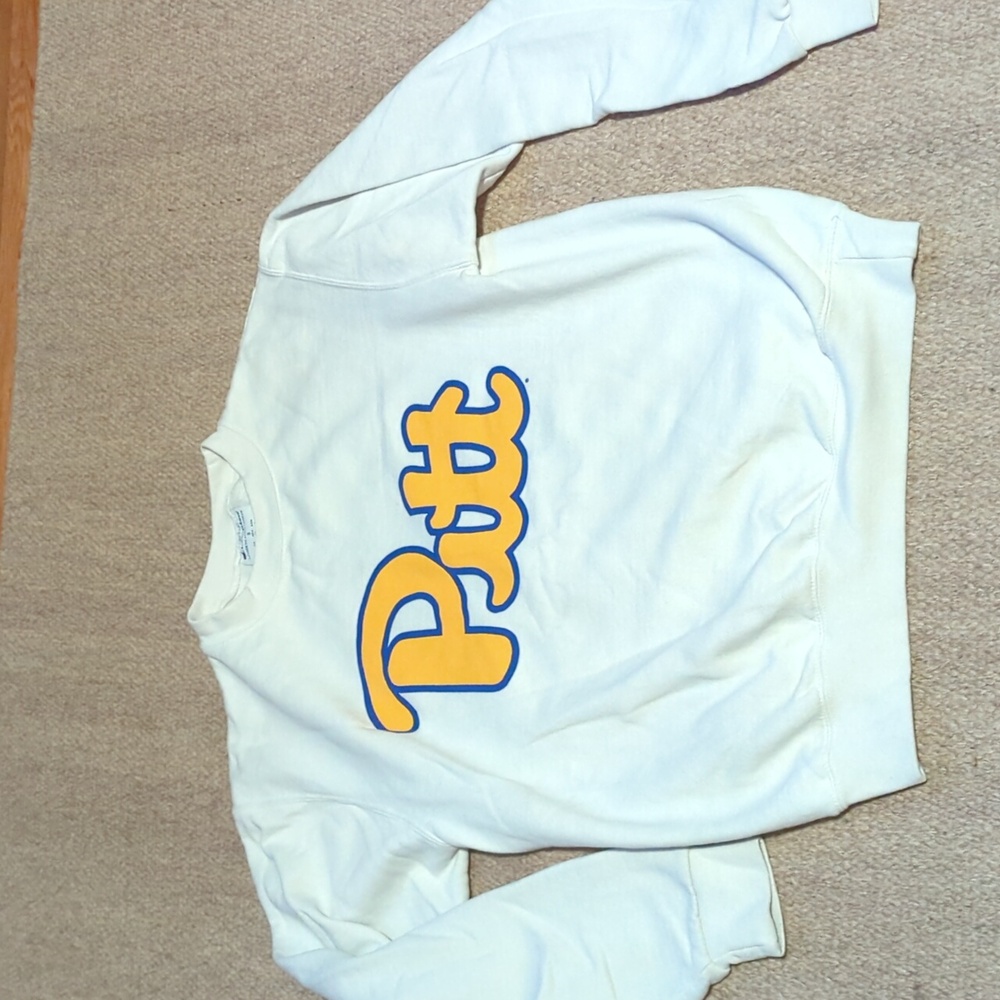 Mens Champion Pitt Panthers Script Sweatshirt Size Sm… - Gem